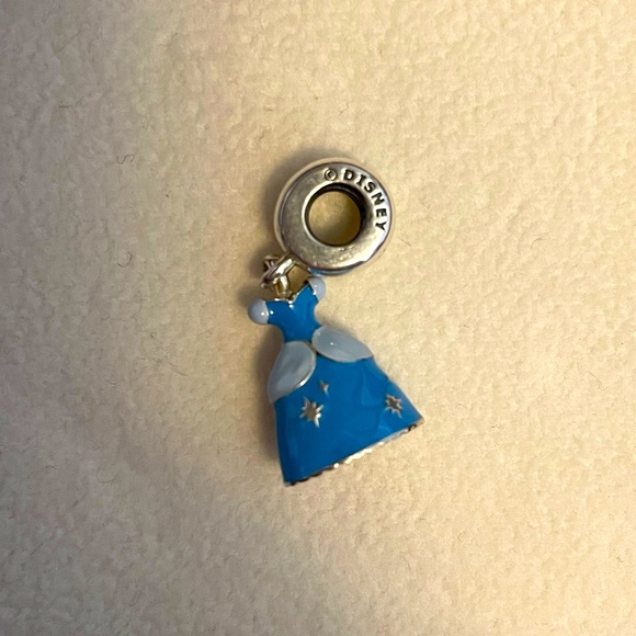 Pandora | Jewelry | Pandora Disney Cinderella Dress Charm | Poshmark